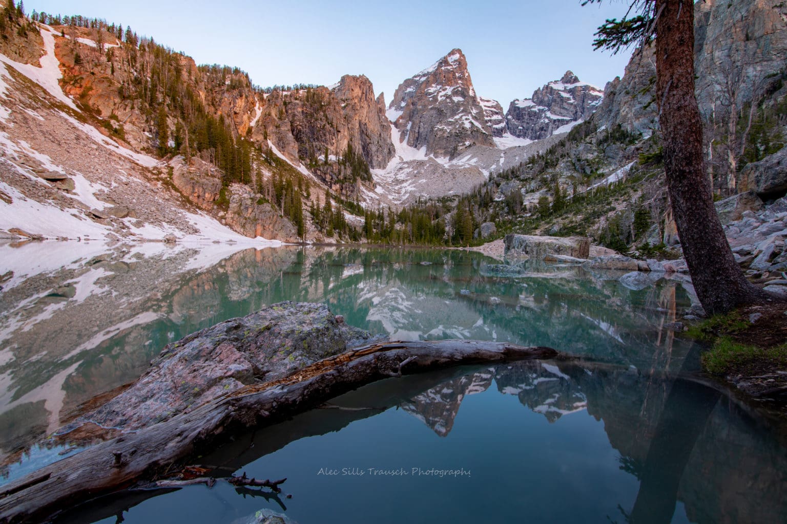 Hike to the breathtaking Delta Lake in Grand Teton National Park