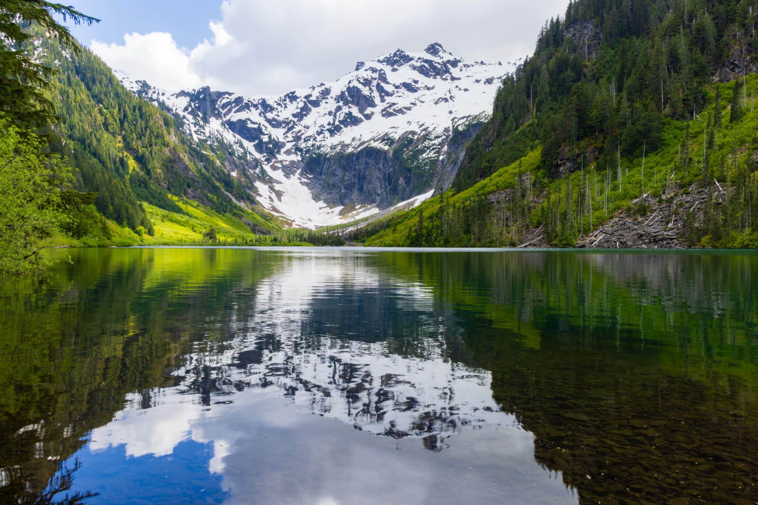 Hiking to Goat Lake off the Mountain Loop Highway